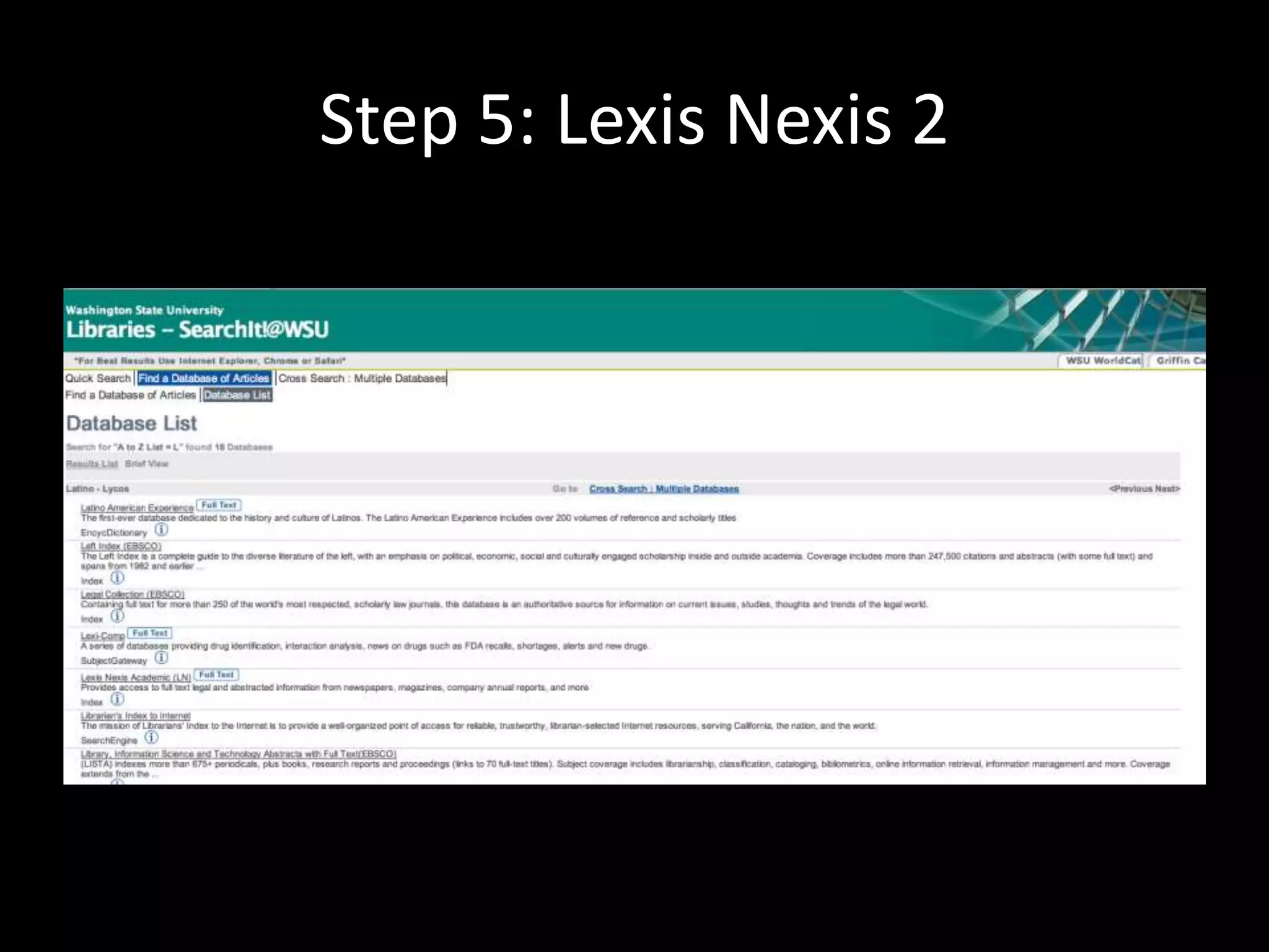 Lecture lexis nexis | PPTX