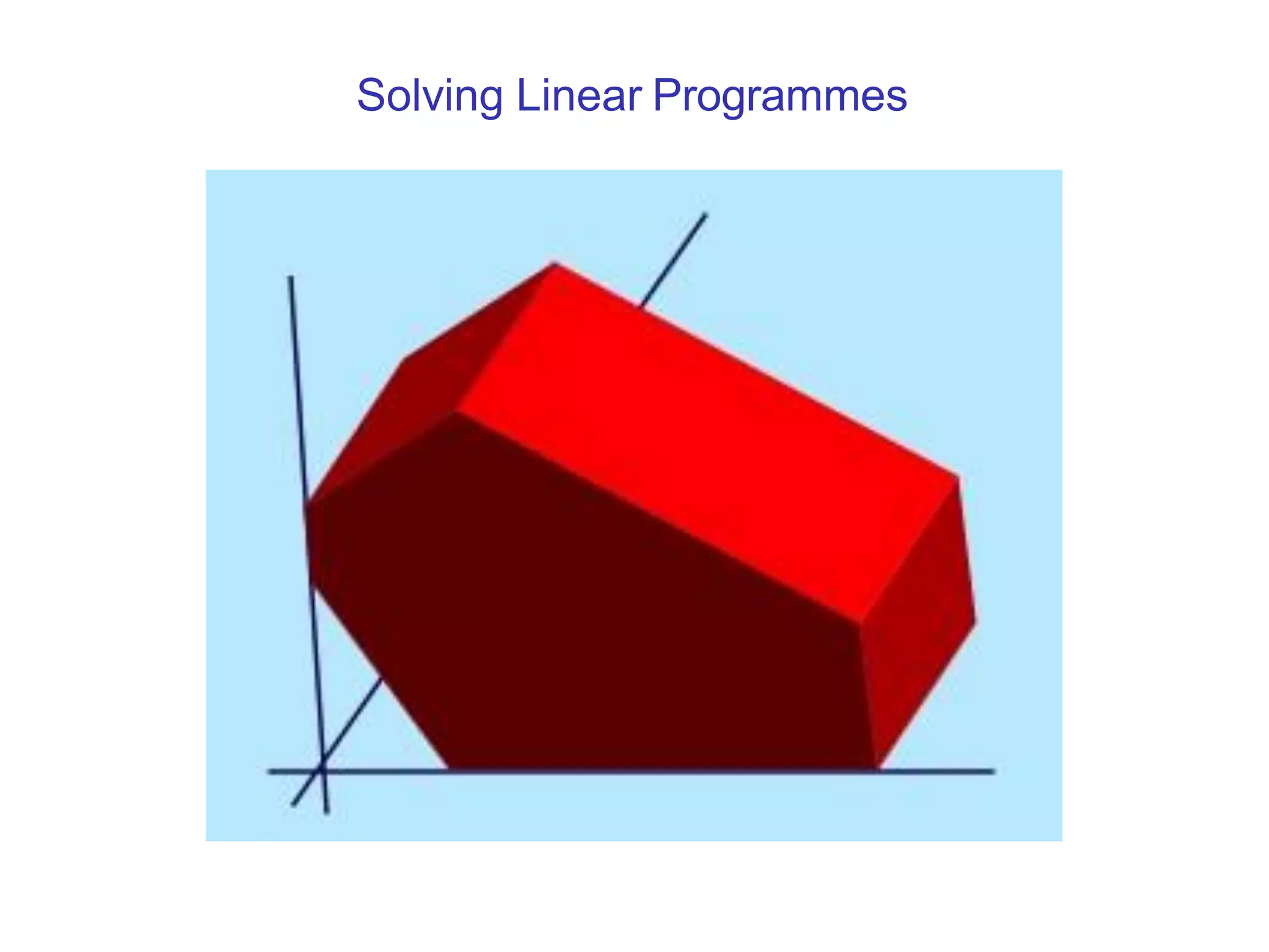 Lecture Linear Programming Pdf