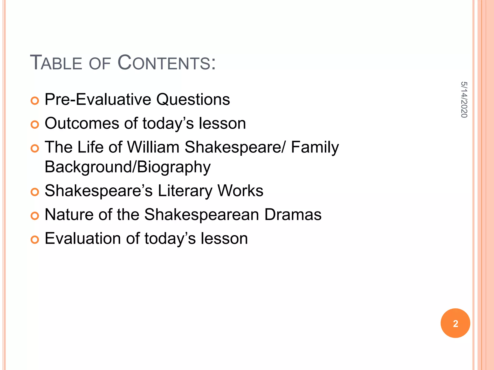 (Shakespeare/Literary works) Rahmatullah Katawazai's Lecture | PPTX