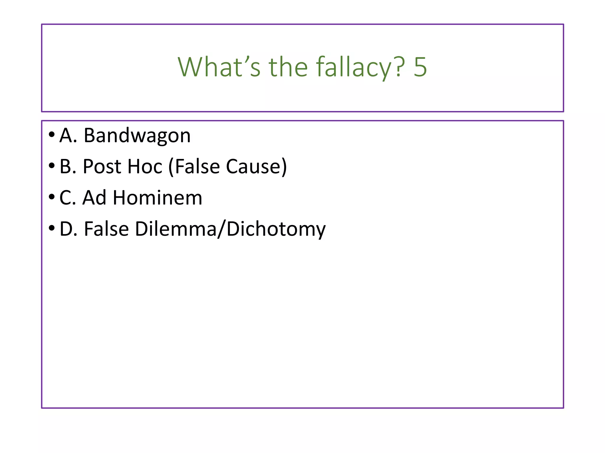 Logical Fallacies | PPTX