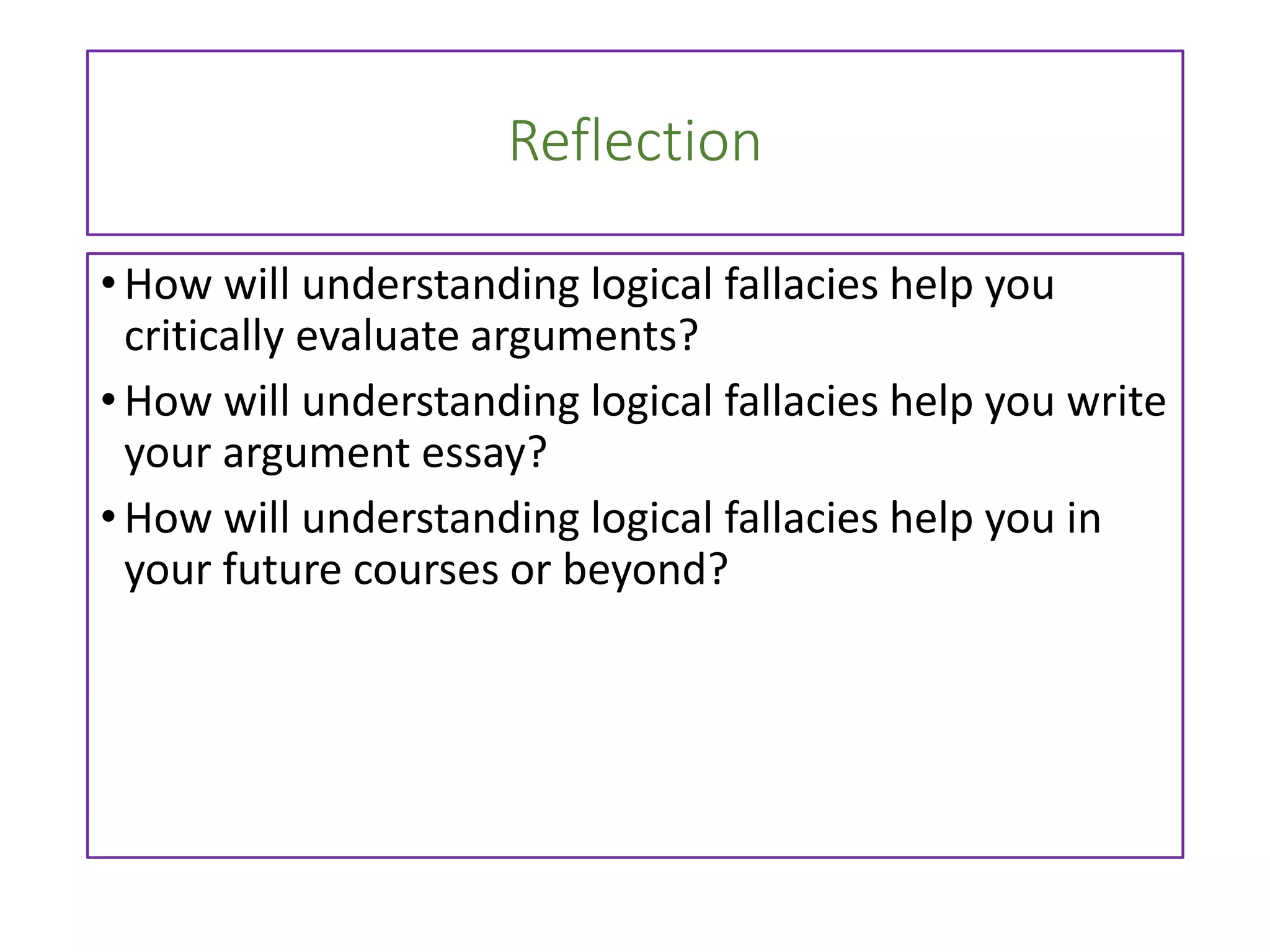 Logical Fallacies | PPTX