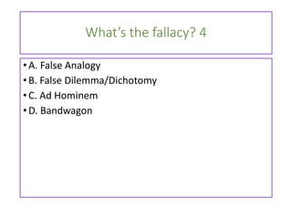 Logical Fallacies | PPTX