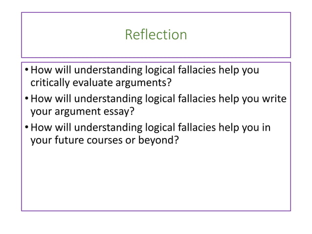 Logical Fallacies | PPTX