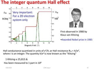 Lecture m.sc. (experiments)-hall effect | PPTX