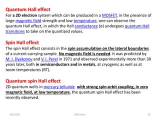 Lecture m.sc. (experiments)-hall effect | PPTX