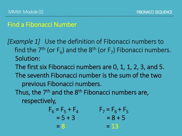 LECTURE-MMW-02-FIBONACCI-SEQUENCE-SY-2023.pptx