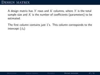 Introduction to statistical modeling in R | PDF