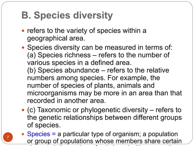 Lecture note on Biodiversity conservation | PPTX | Geography | Science
