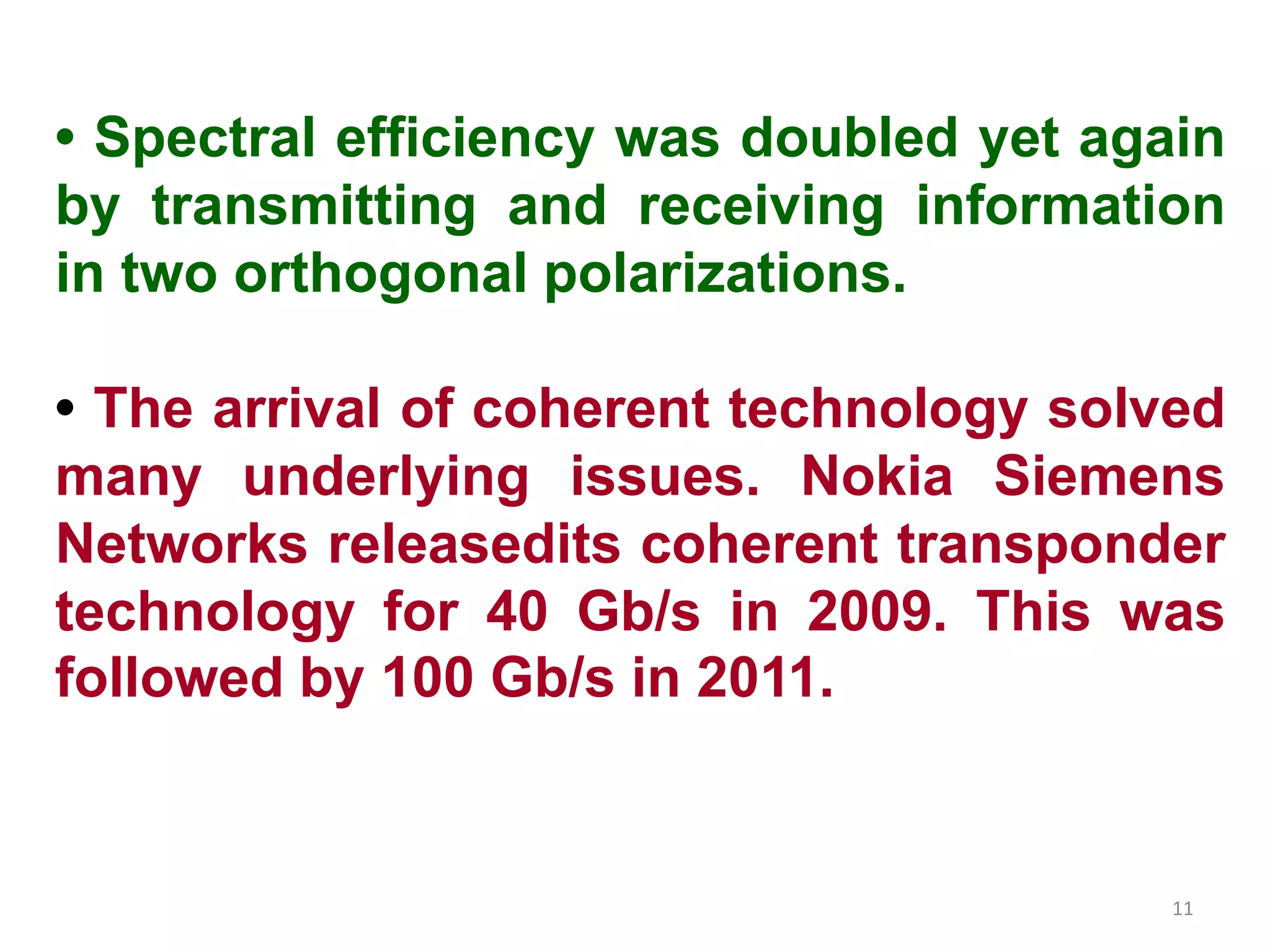 optical space division multiplexing | PPTX