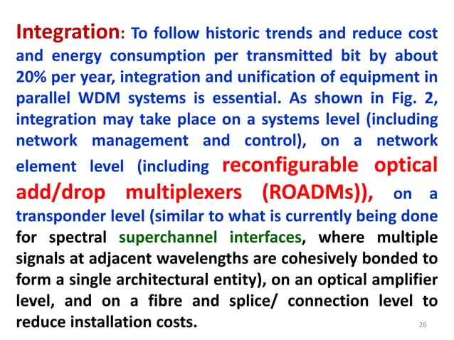 optical space division multiplexing | PPTX | Computer Networking | Computing