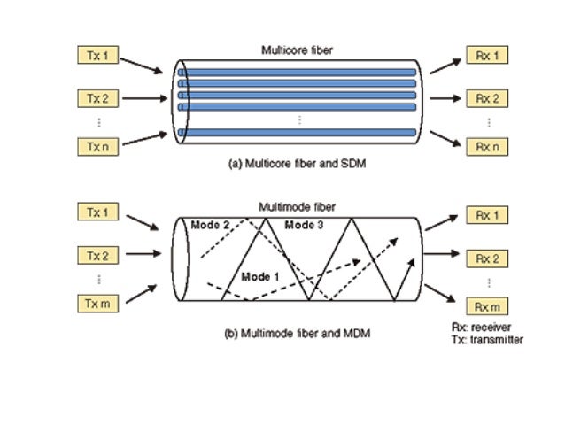 optical space division multiplexing