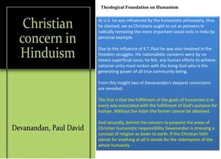 Lecture: P.D. Devanandan (1901-1962 | PPSX