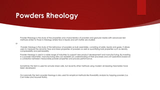 Lecture on the Food Powder Rheology.pptx