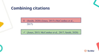 Lecture Slides on APA Format APA Style Citation | PPTX