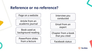 Lecture Slides on APA Format APA Style Citation | PPTX