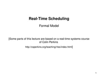 Real time Systems lecture slides (Complete) | PDF