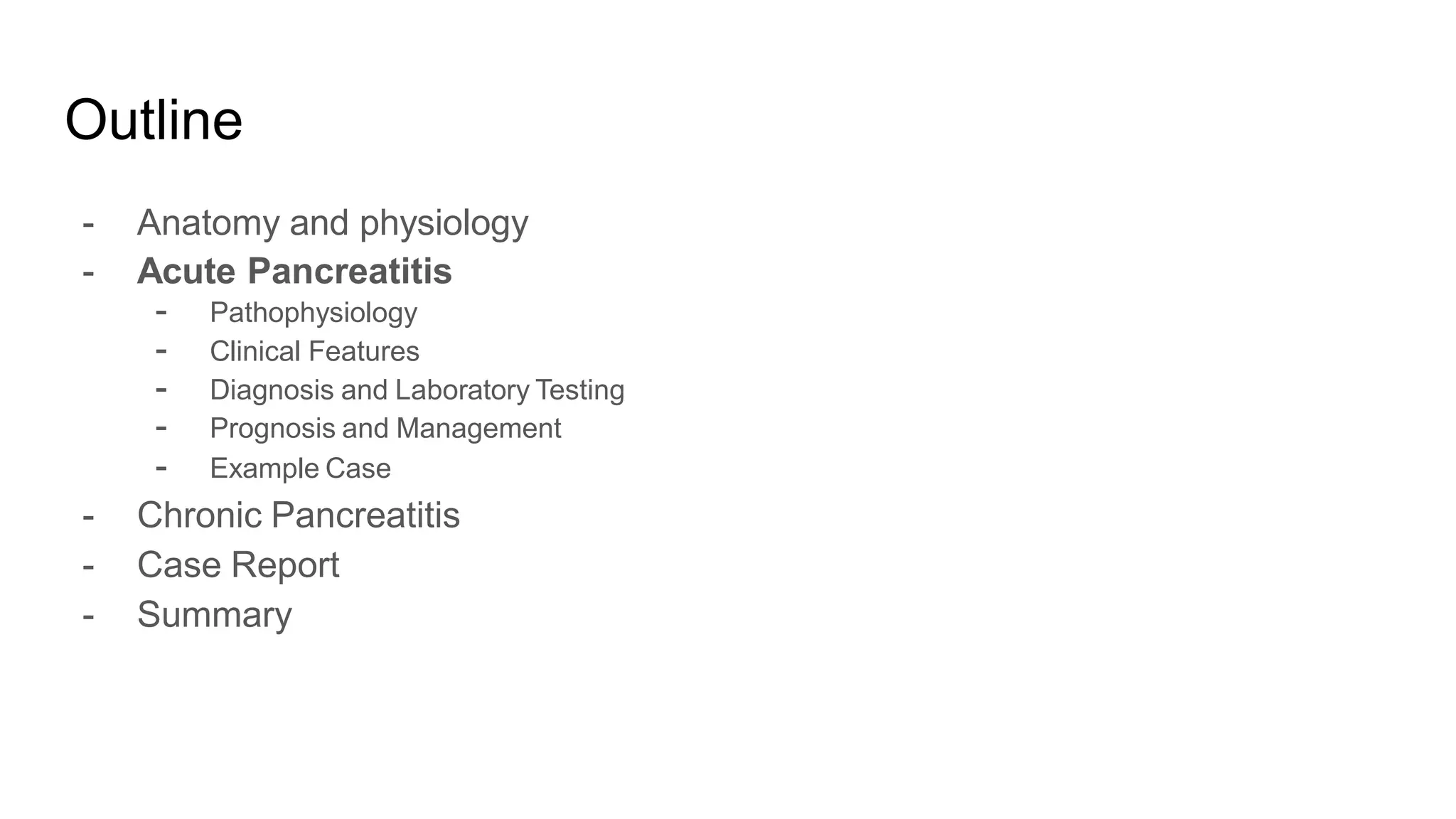 acute and chronic pancreatitis | PPTX