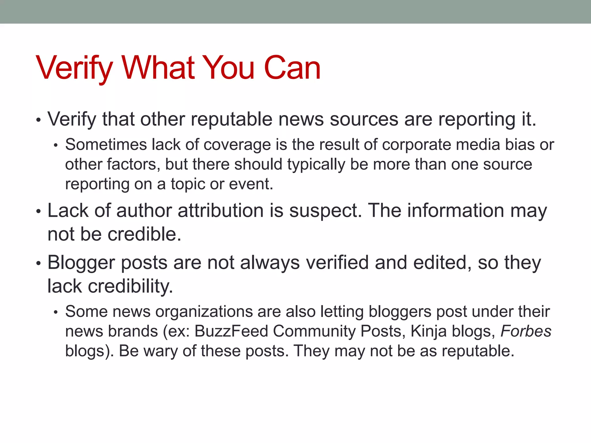 Lecture - Source Credibility | PPTX