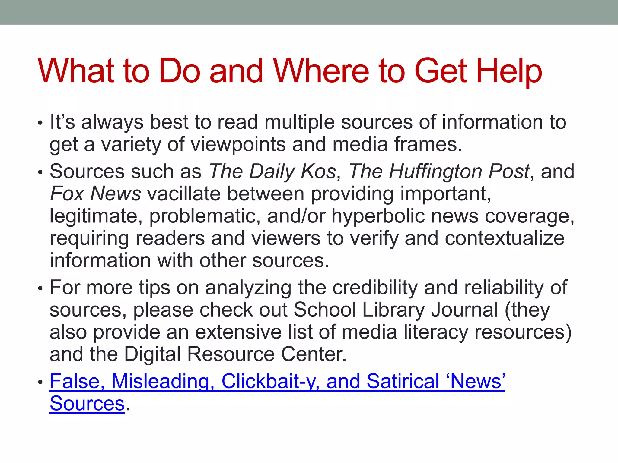 Lecture - Source Credibility | PPTX