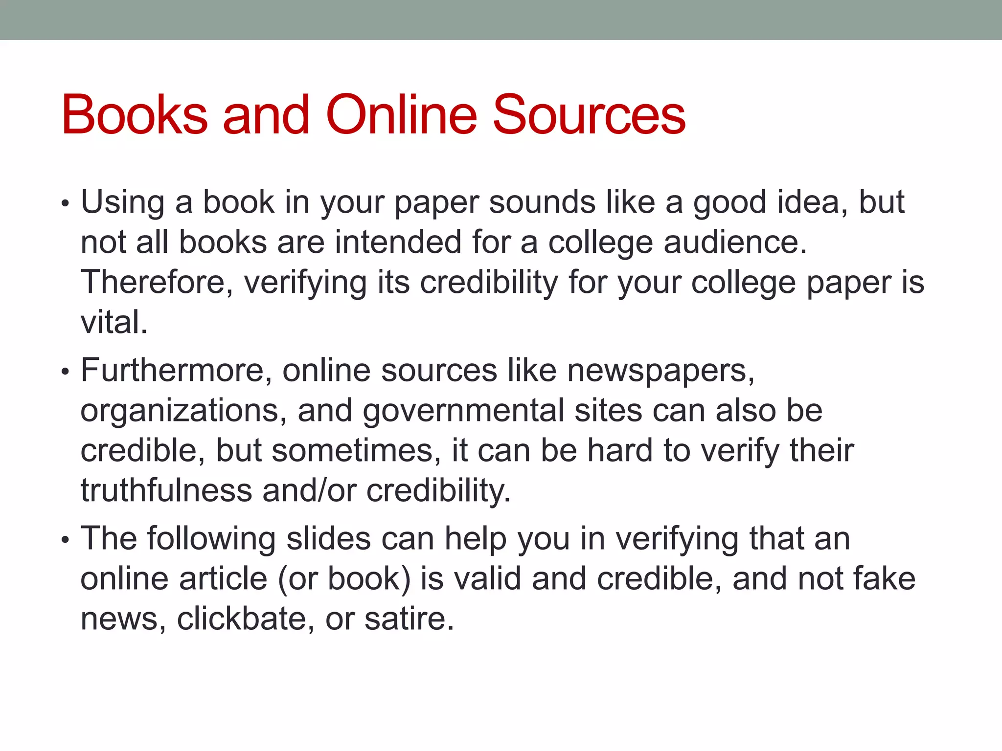 Lecture - Source Credibility | PPTX