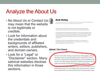 Lecture - Source Credibility | PPTX