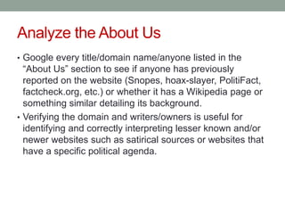 Lecture - Source Credibility | PPTX