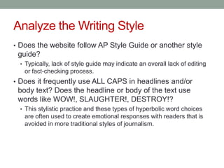 Lecture - Source Credibility | PPTX