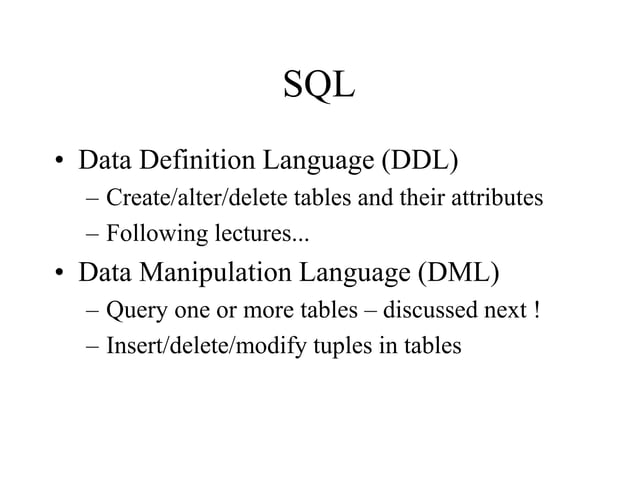 lecture-sql(database query language).ppt