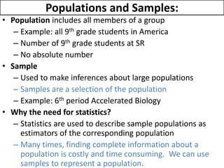 LECTURE 3 - inferential statistics bmaths | PPT