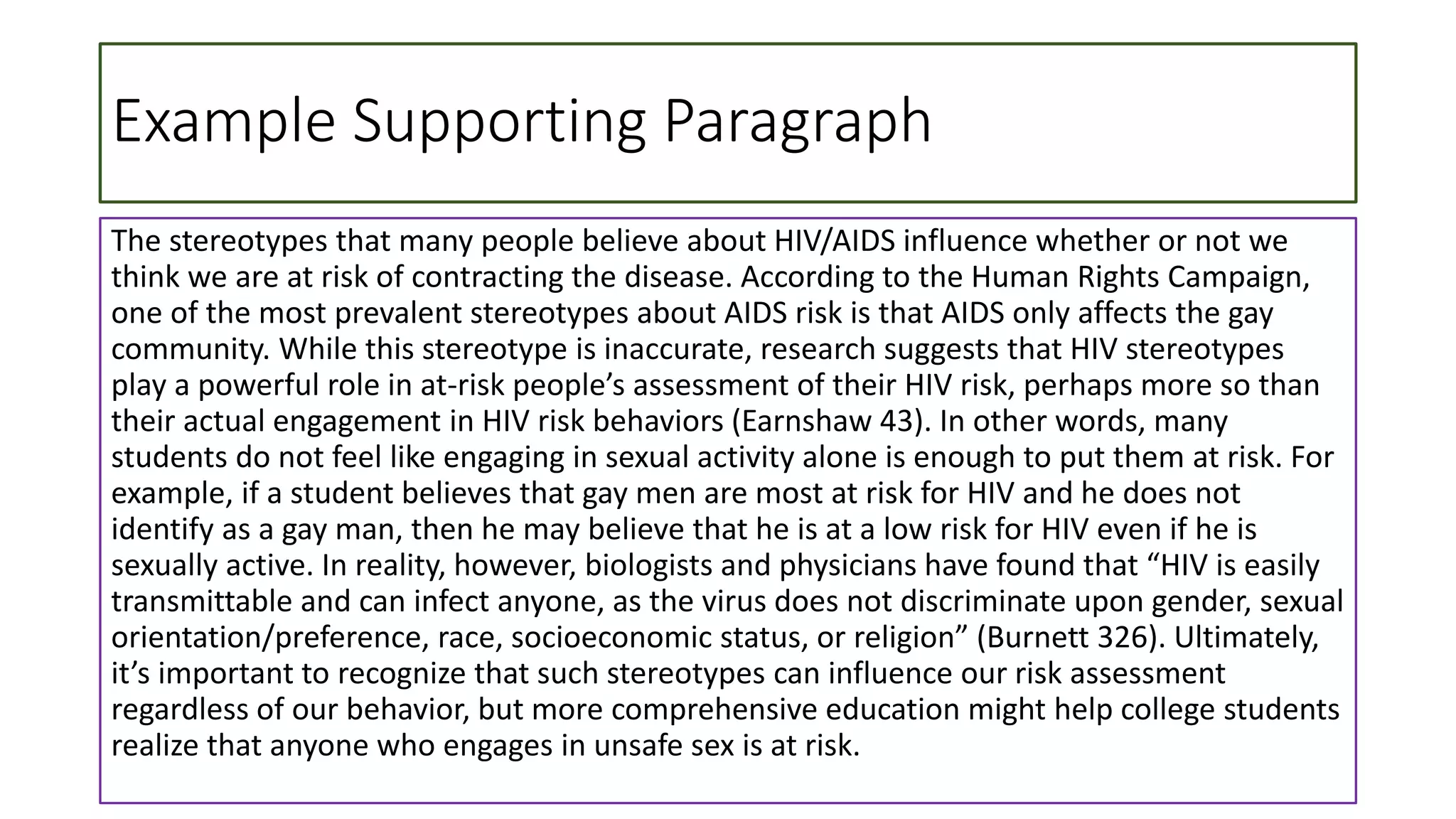 Writing Supporting Paragraphs | PPTX