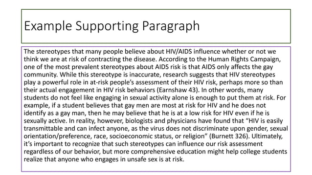 Writing Supporting Paragraphs | PPT