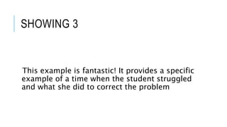 Lecture -Telling vs Showing | PPT