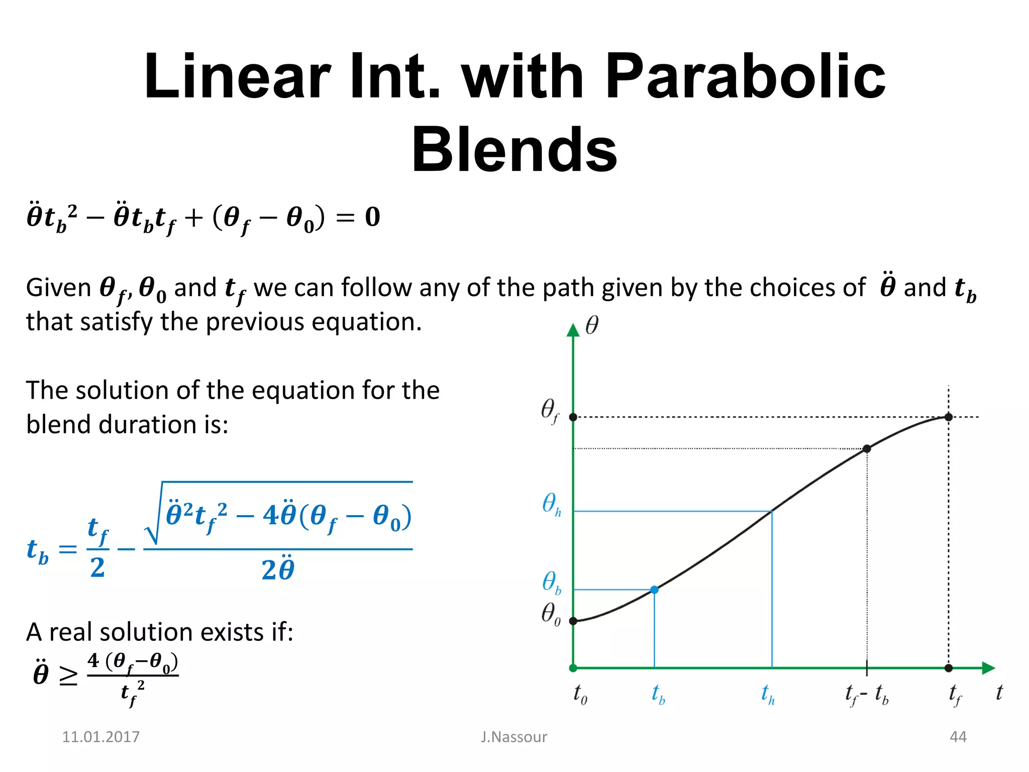 Lecture 1 trajectory generation | PDF