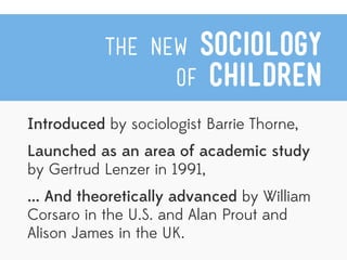 Topic 3 - Theories of Childhood | PDF