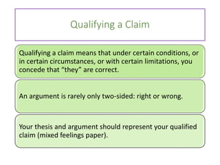 Thesis Statements | PPTX