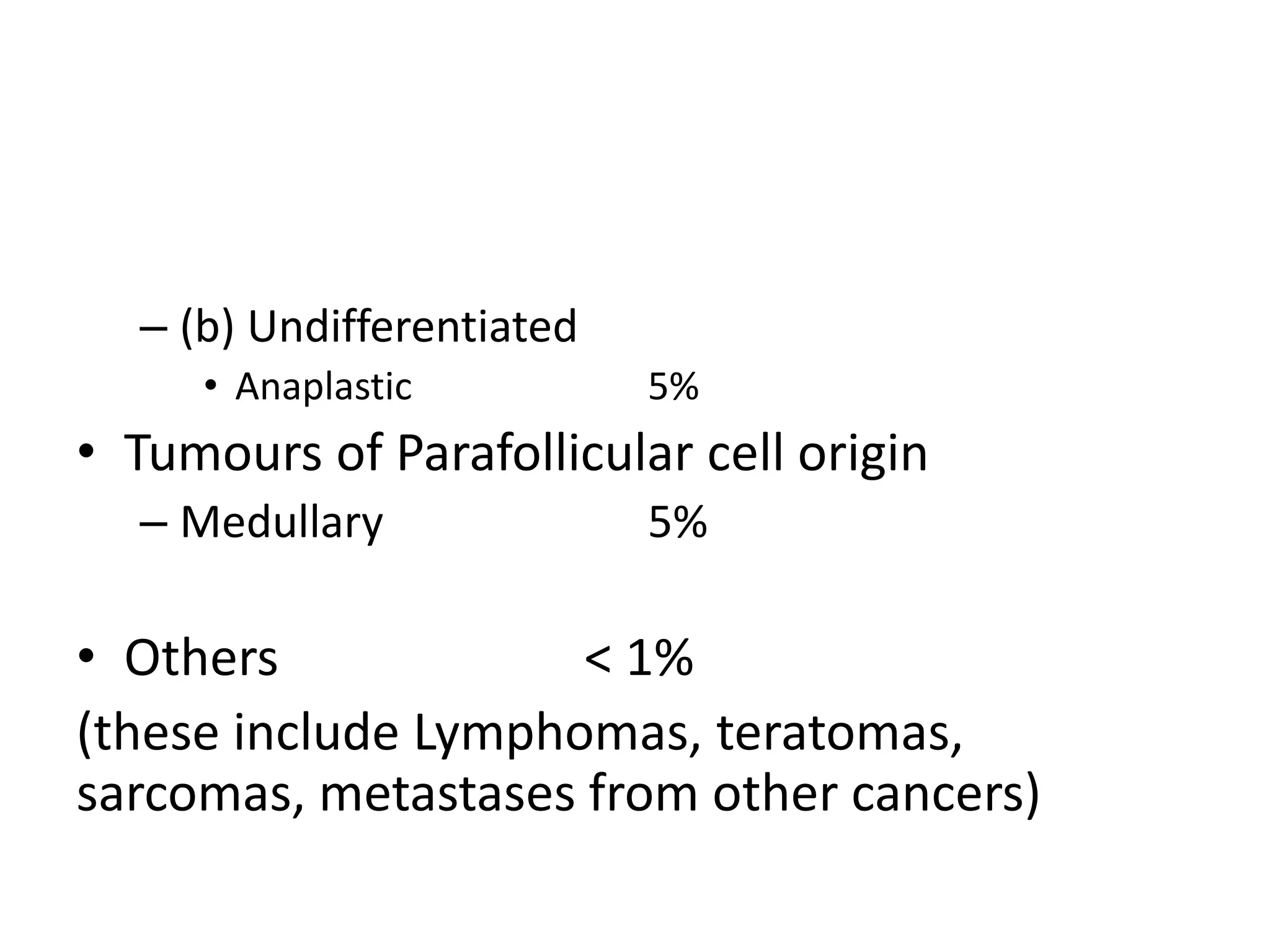 Lecture Thyroid Malignancies Pptx Thyroid Disorders Endocrine And Metabolic Diseases