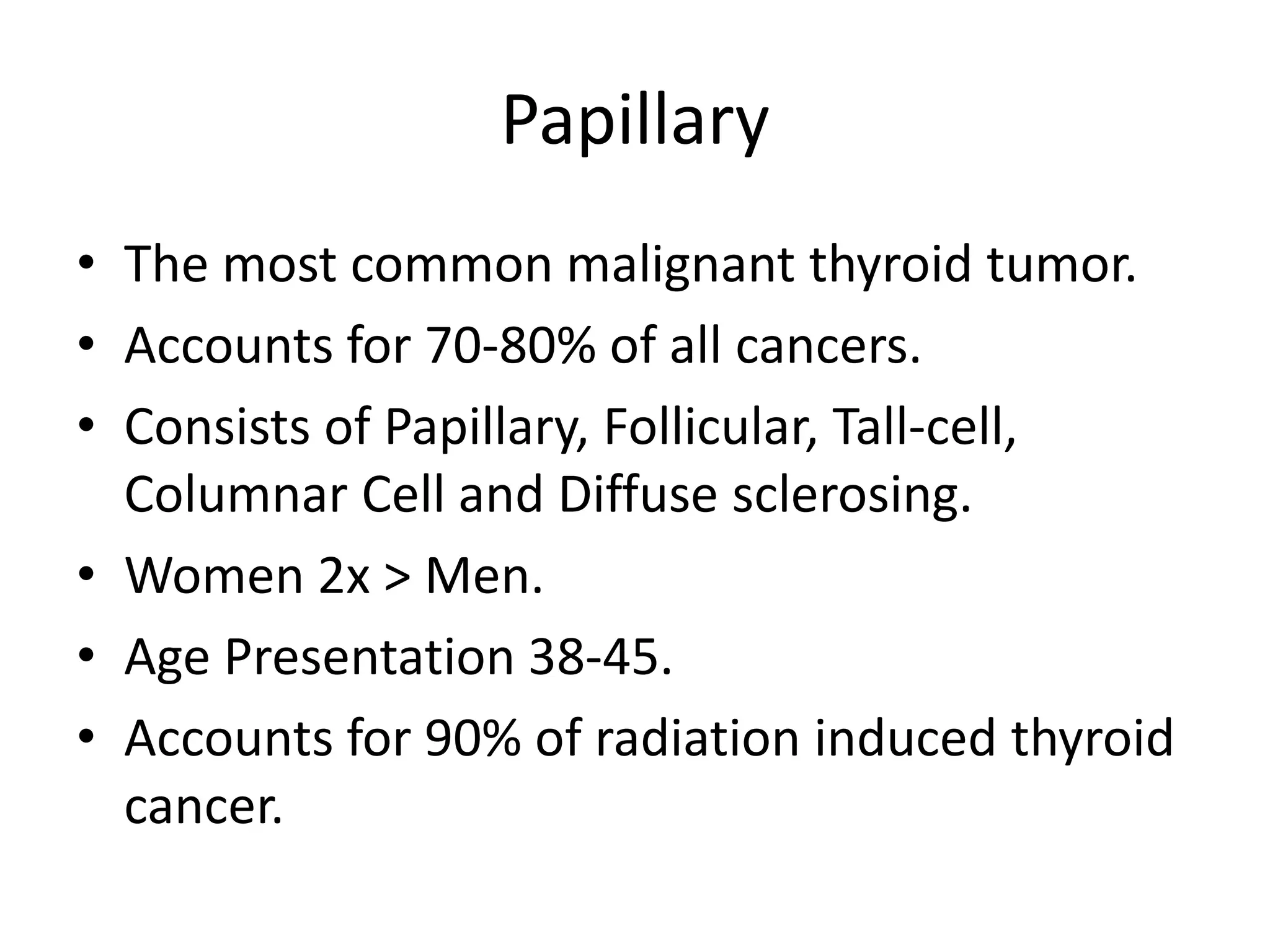 Lecture thyroid malignancies | PPTX