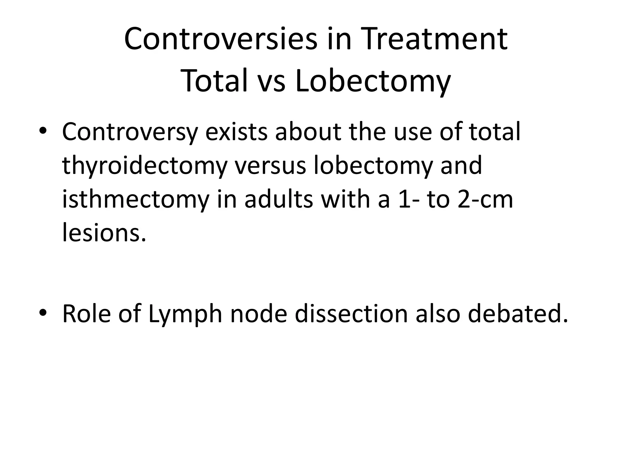Lecture Thyroid Malignancies Pptx Thyroid Disorders Endocrine And Metabolic Diseases