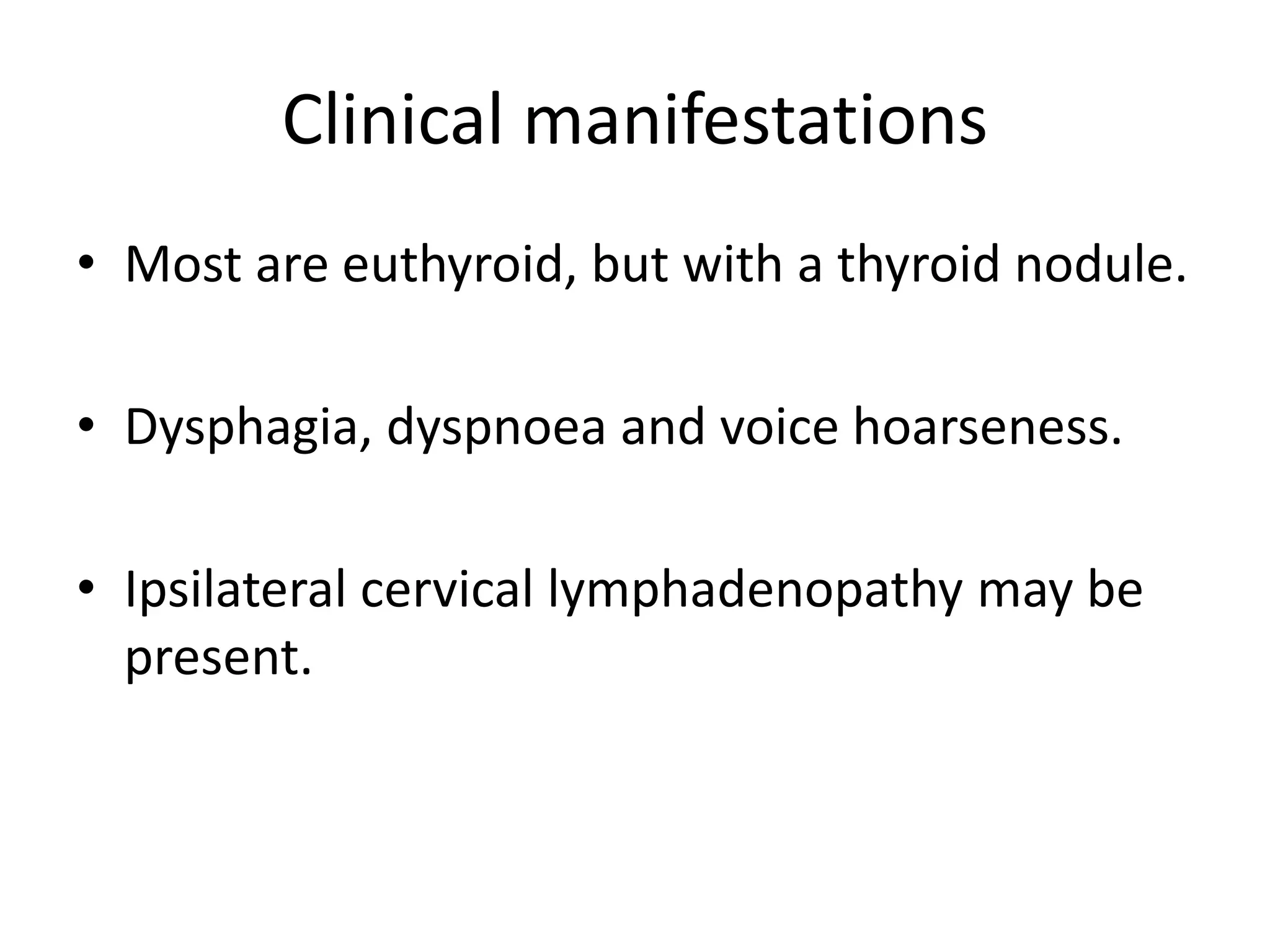 Lecture thyroid malignancies | PPTX
