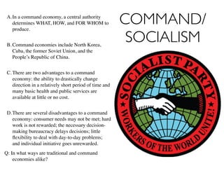 Economic Systems Defined | PDF