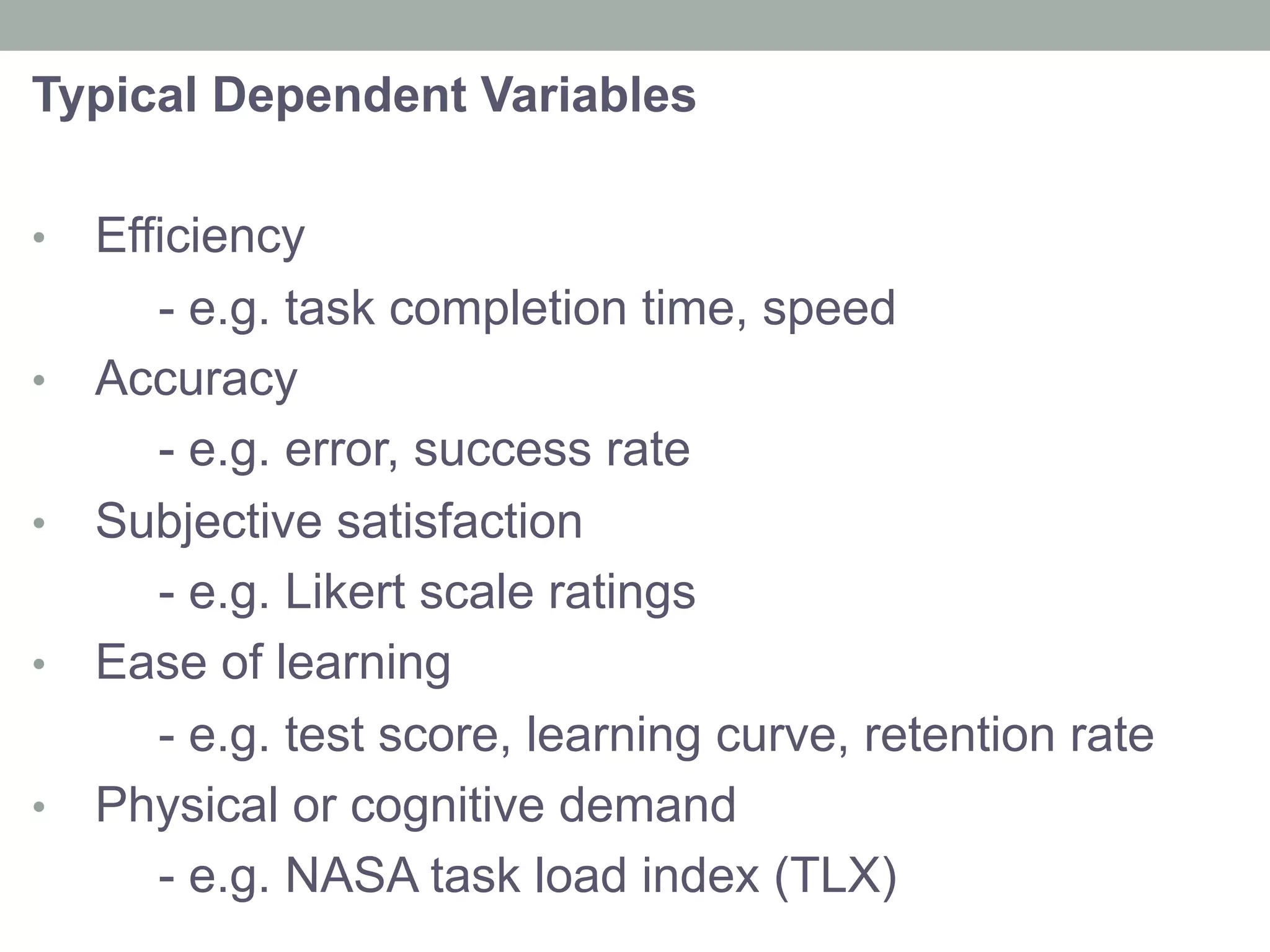 User Experiments in Human-Computer Interaction | PPT