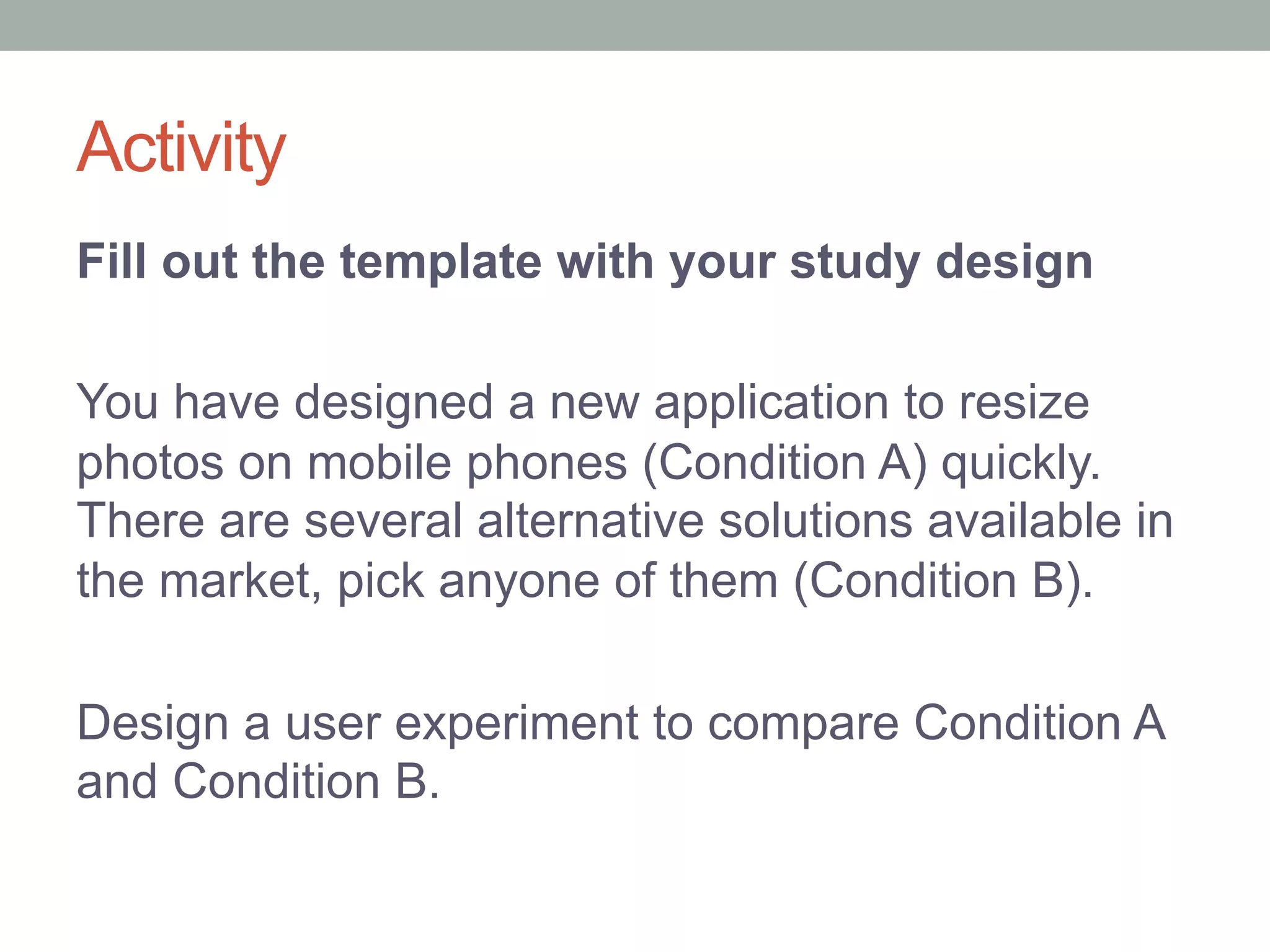 User Experiments in Human-Computer Interaction | PPT