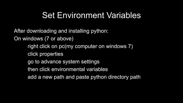 Python Lecture 0 | PPT