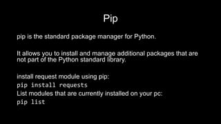 Python Lecture 0 | PPT