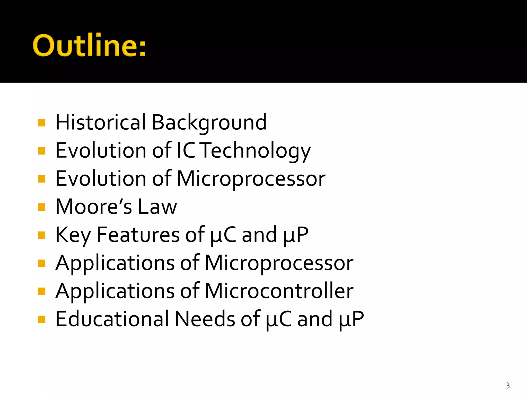 Lecture 0 History of Microprocessors and Microcontrollers | PDF