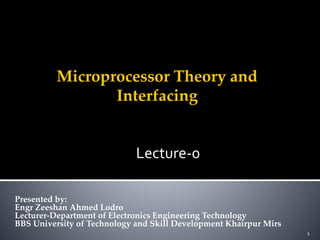 Lecture 0 History of Microprocessors and Microcontrollers | PDF