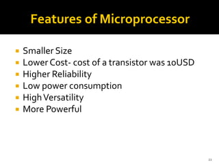 Lecture 0 History of Microprocessors and Microcontrollers | PDF