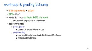 Modern Database Systems - Lecture 00 | PPT