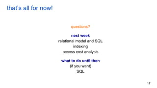 Modern Database Systems - Lecture 00 | PDF
