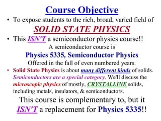 Lecture of solid state physics an introduction | PPT